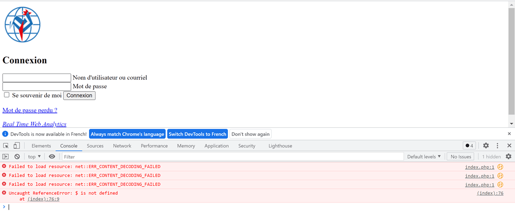 Unable to load Matomo - Support & Bugs - Matomo forums