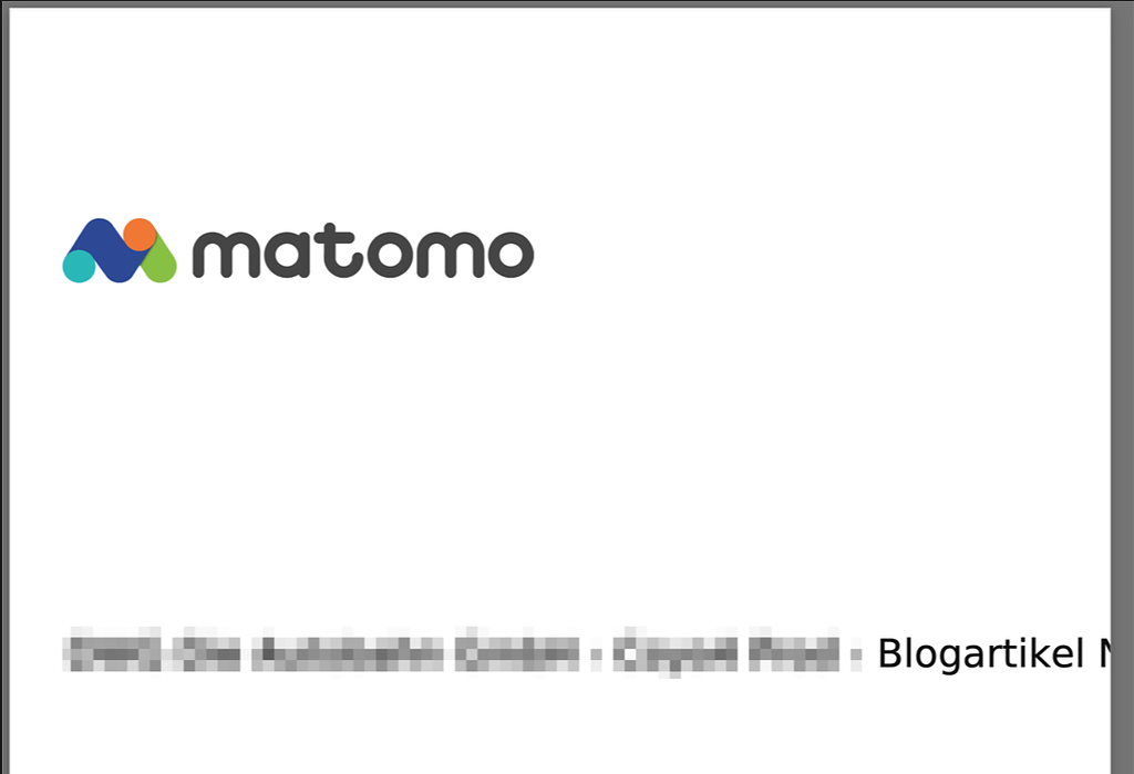 Missing Line Breaks In Mail Reporting pdf Support Bugs Matomo Forums