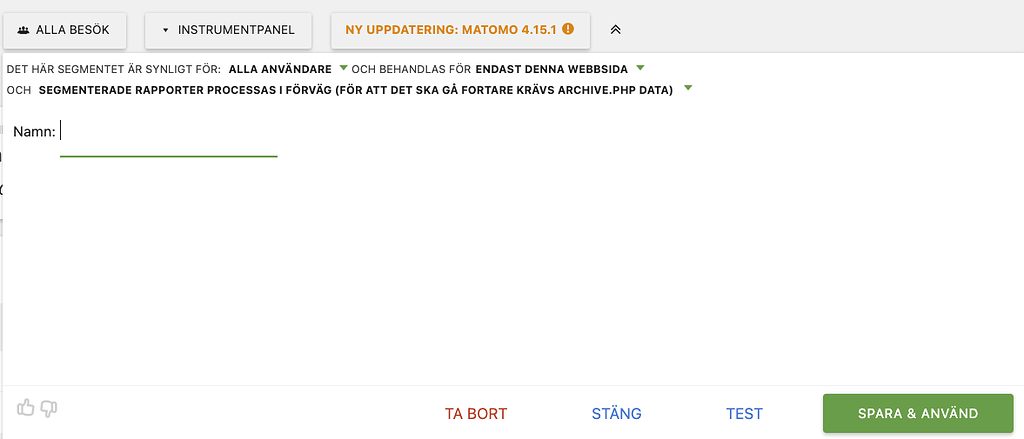 Can not create segment – no fields visible - Support & Bugs - Matomo forums