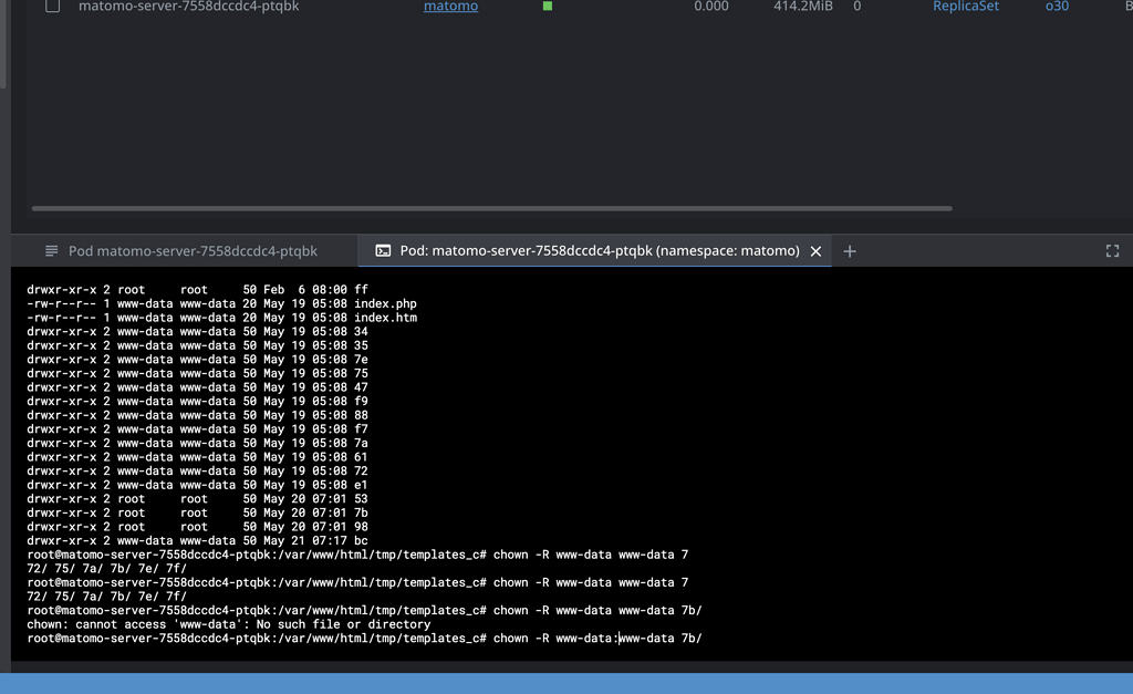 Unable to write in the cache directory /var/www/html/tmp/templates_c/7b ... Unable to write in the cache directory /var/www/html/tmp/templates_c/7b ...