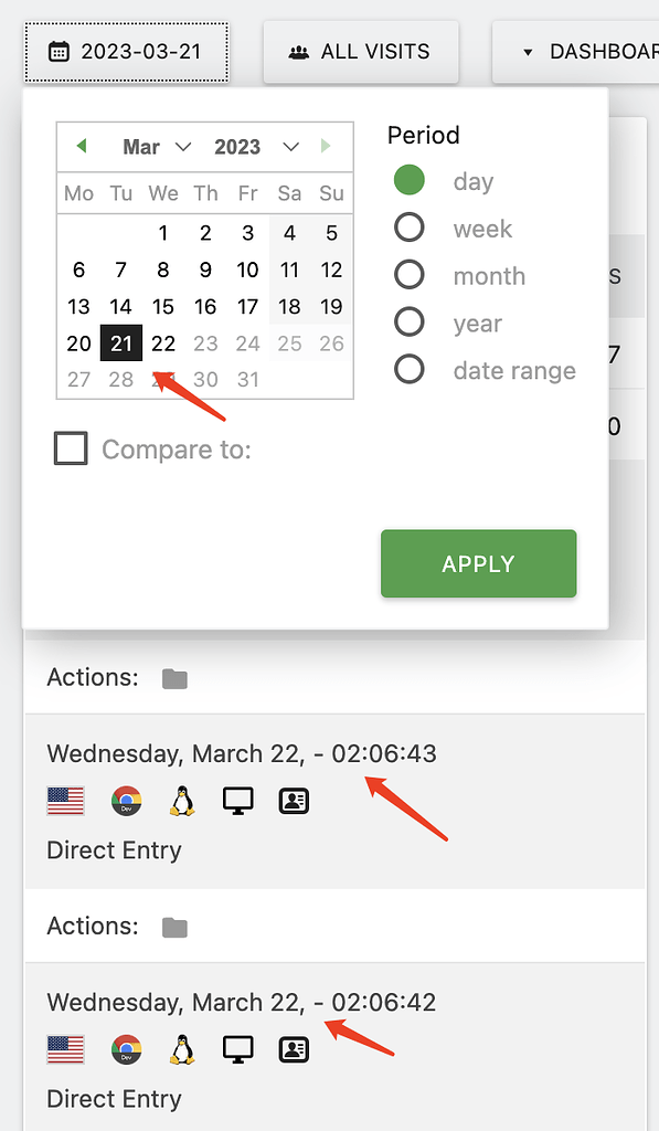 Top date widget seems to take server time instead of browser/location time - Support & Bugs ...